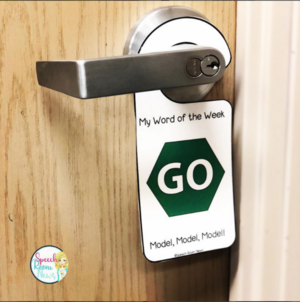 AAC CORE Door Hangers - Speech Room News