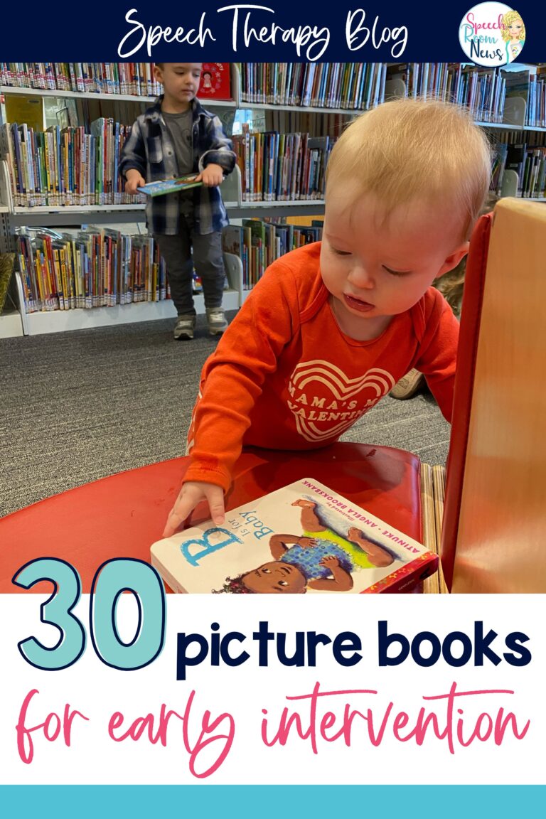 30 Picture Books for Early Intervention Speech Therapy - Speech Room News